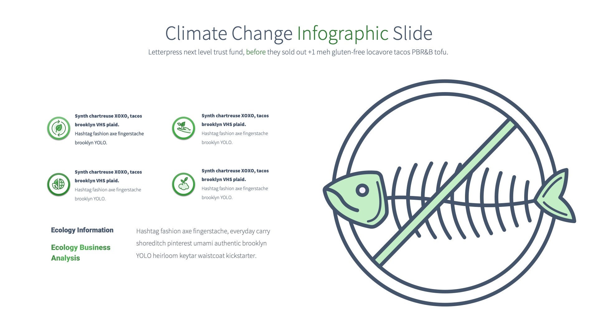 Climate Change Powerpoint Template | Environmental Awareness and Action ...