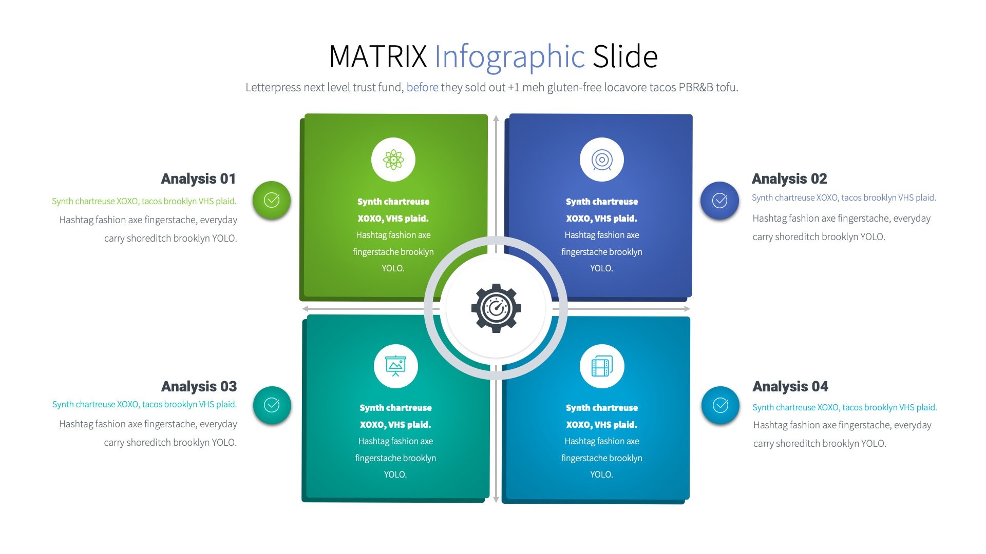 Matrix Powerpoint Presentation Template | Matrix Analysis Slide Deck - Etsy