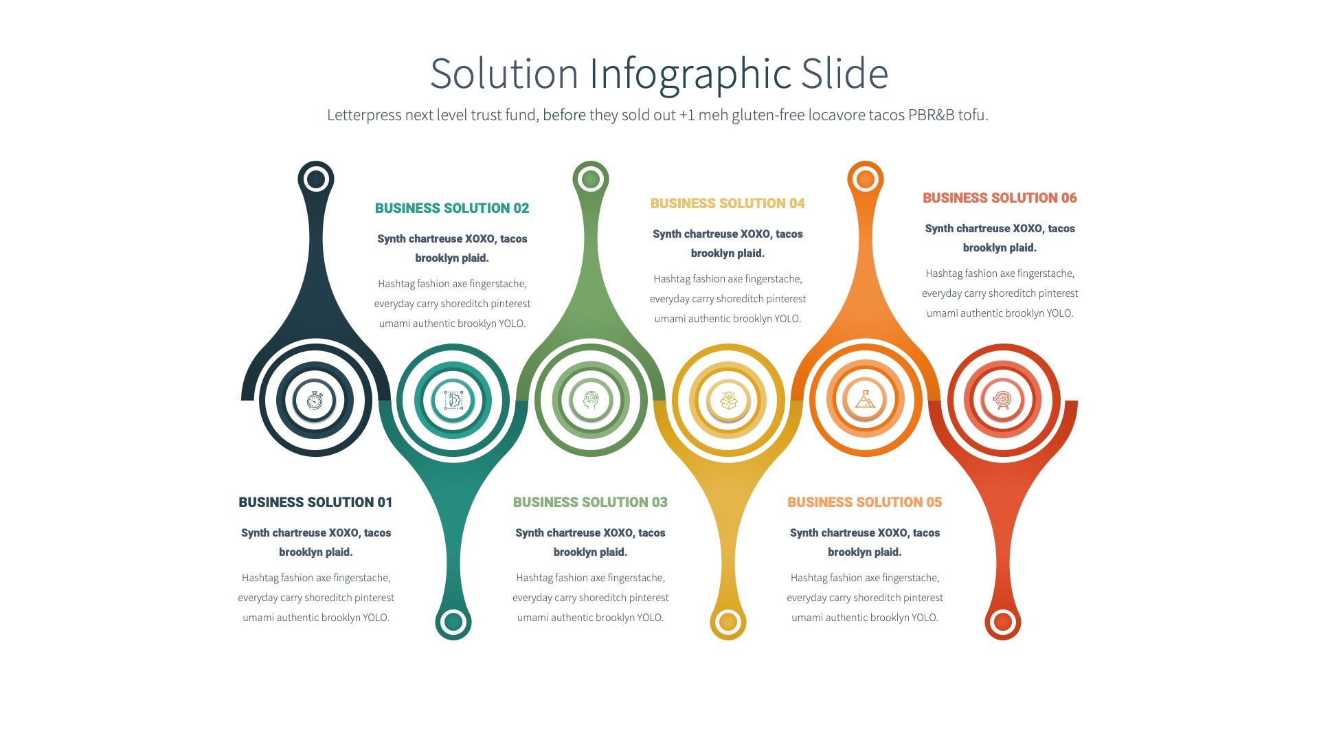 Business Strategy Solution Powerpoint Template, Customizable Slides for ...