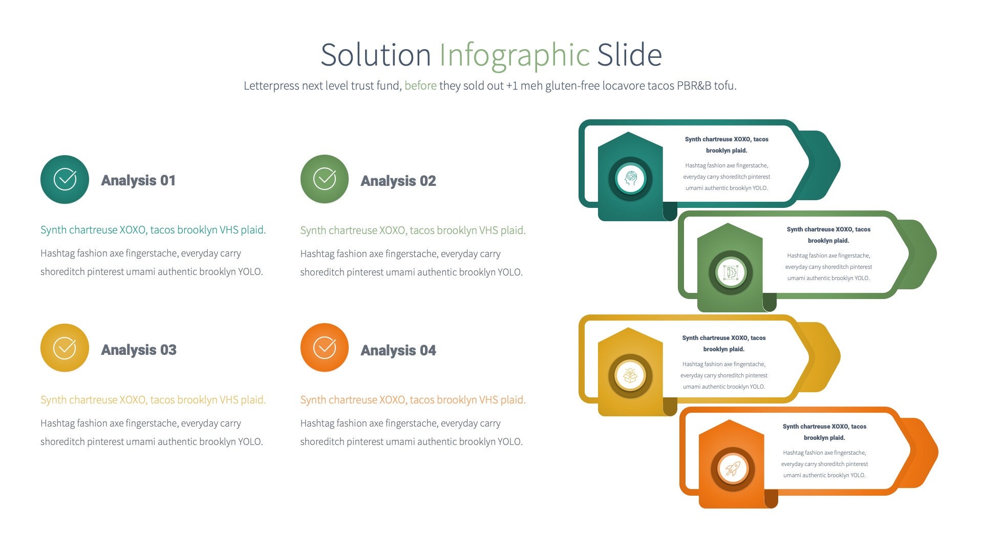 Solution Keynote Presentation Template, Solution Infographics ...