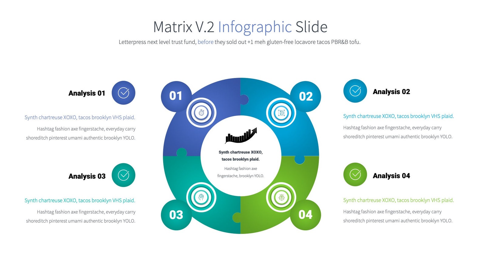 Matrix Powerpoint Presentation Template Creative Matrix Diagram And Infographic Elements Etsy