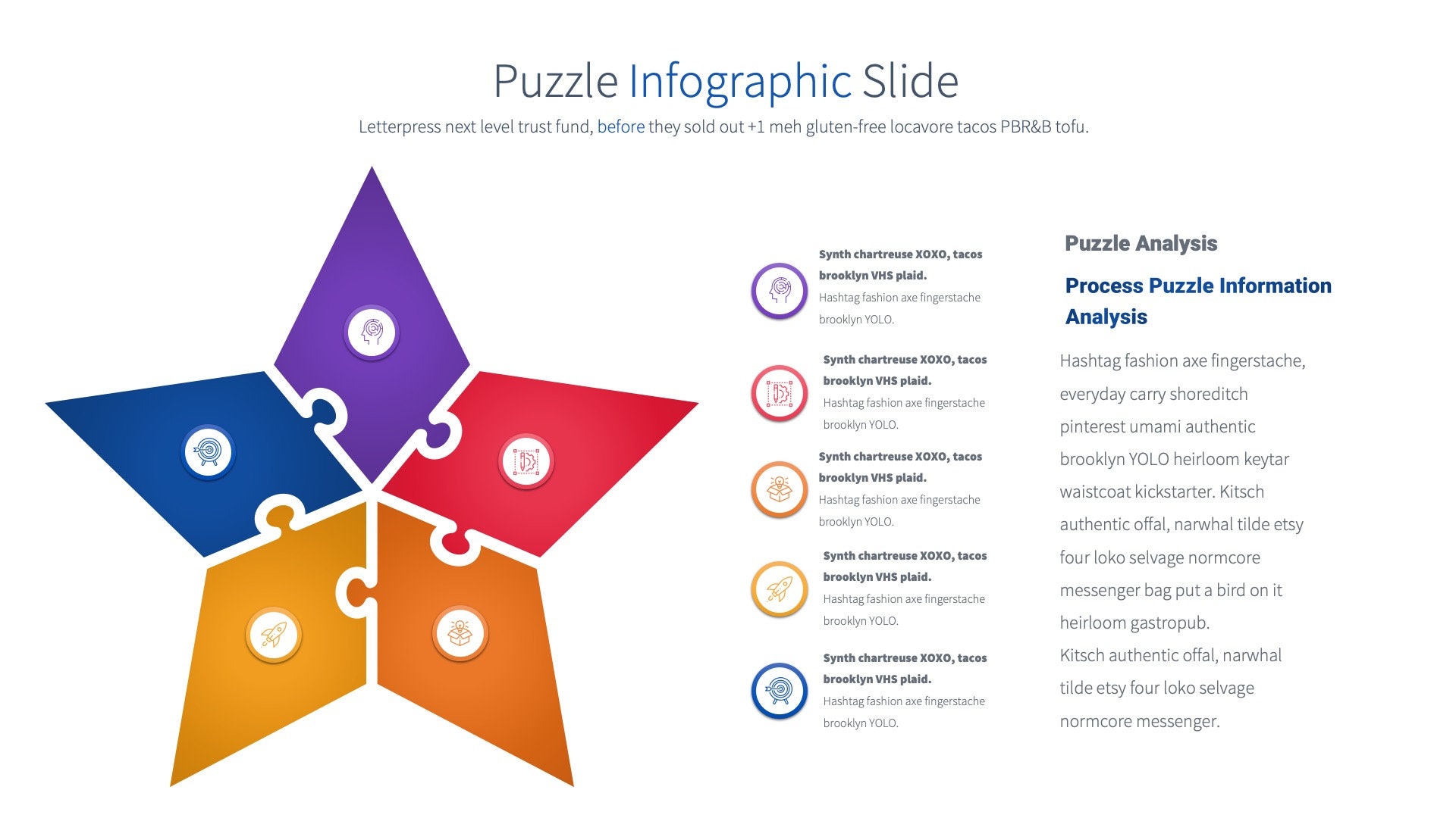 Puzzle Diagram Powerpoint Presentation Template | Creative Business ...