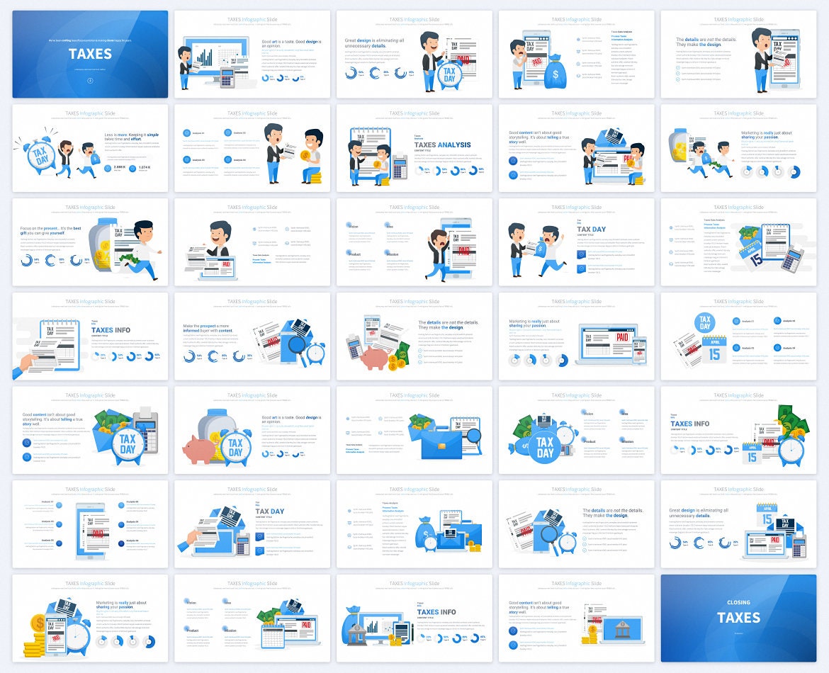 Taxes Powerpoint Infographics Slides | Comprehensive Tax Powerpoint ...