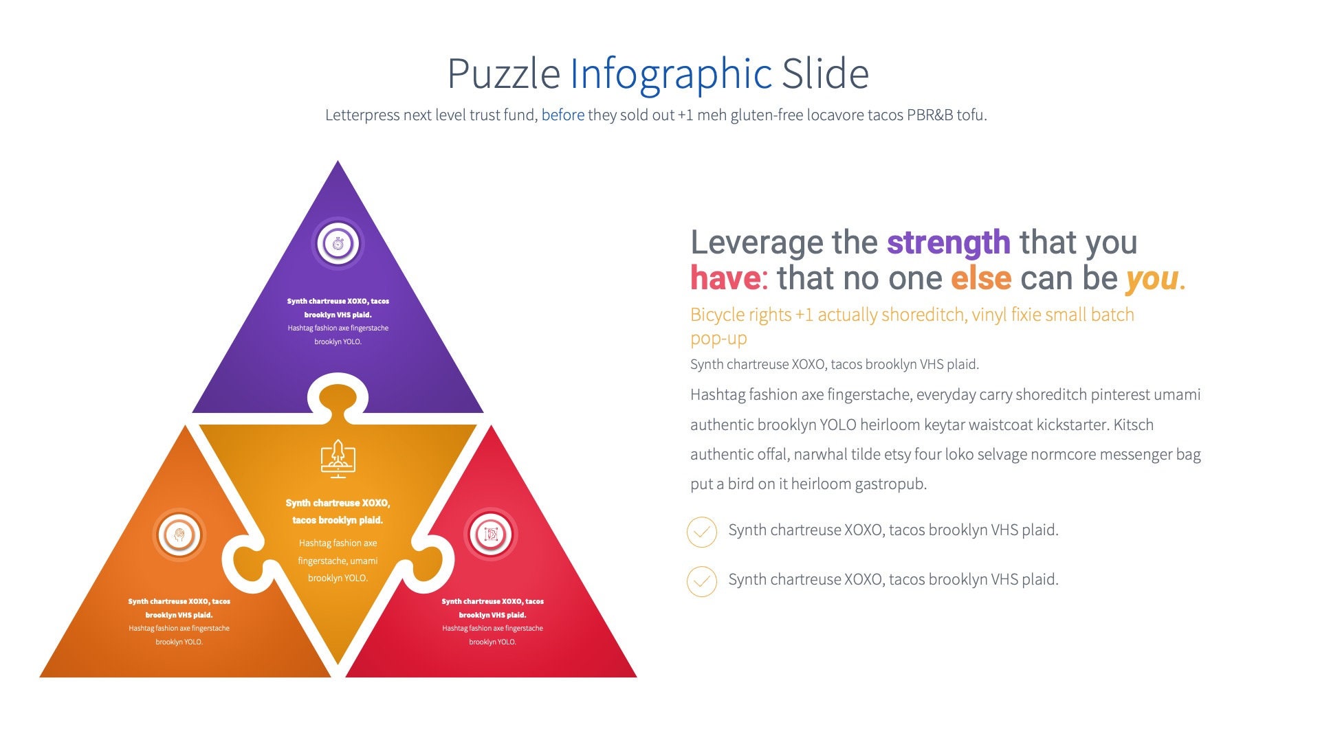 Puzzle Diagram Powerpoint Presentation Template Puzzle - Etsy