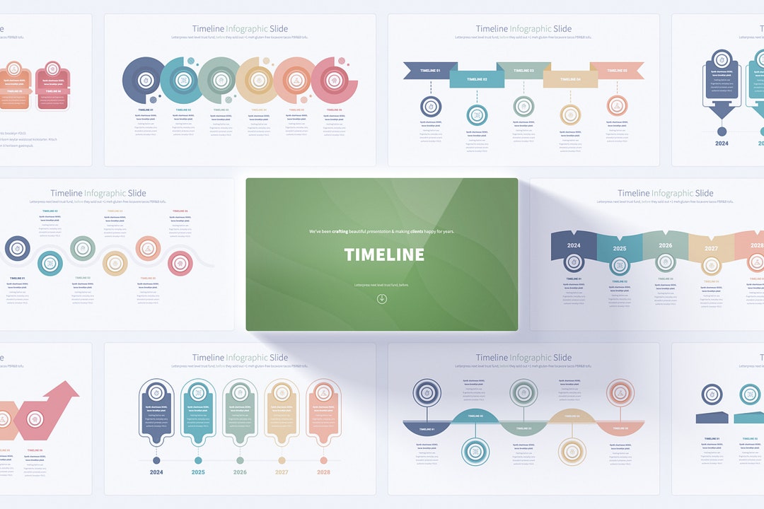 Timeline Powerpoint Business Presentation Template, Timeline Slides ...