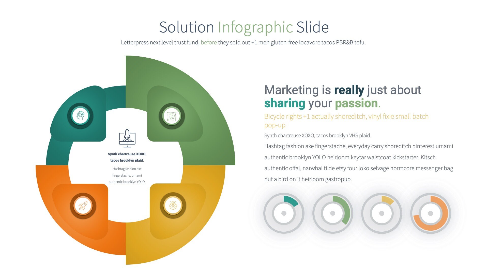 Solution Keynote Presentation Template, Solution Infographics ...