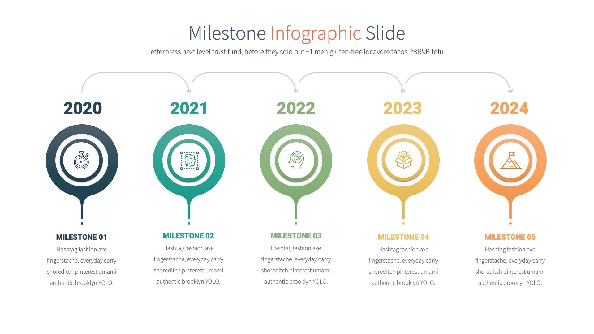 Milestone Powerpoint Infographics Slides, Milestone Power Point ...