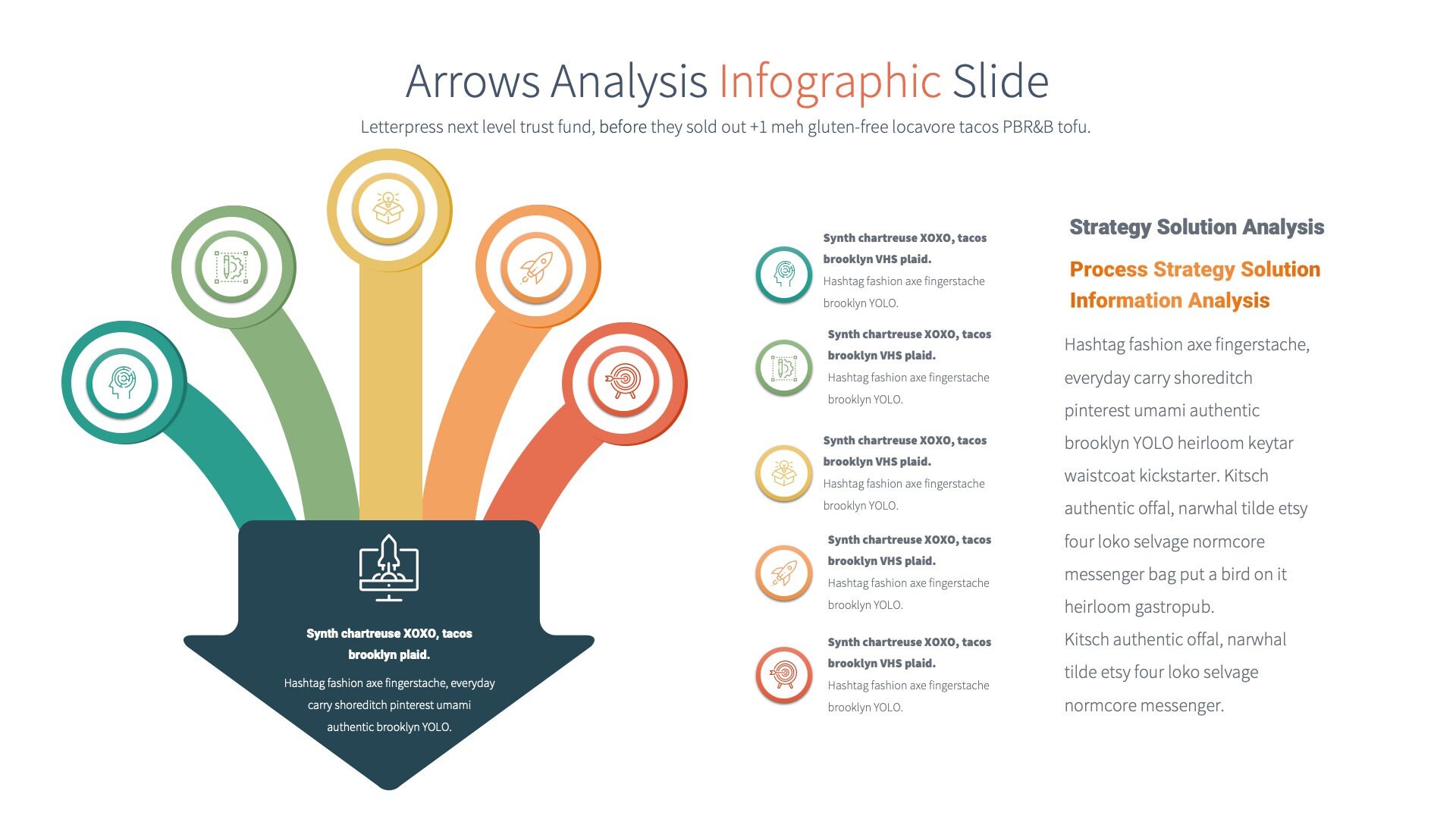 Arrows Diagrams Analysis Powerpoint Infographics Slides | Comprehensive ...