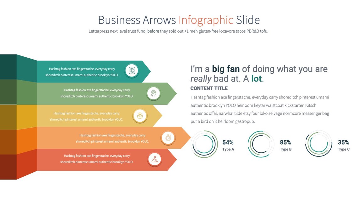 Business Arrows Powerpoint Presentation, Editable Power Point Template ...