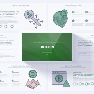 Bitcoin Powerpoint Template | Slides for Cryptocurrency and Blockchain Presentations ...