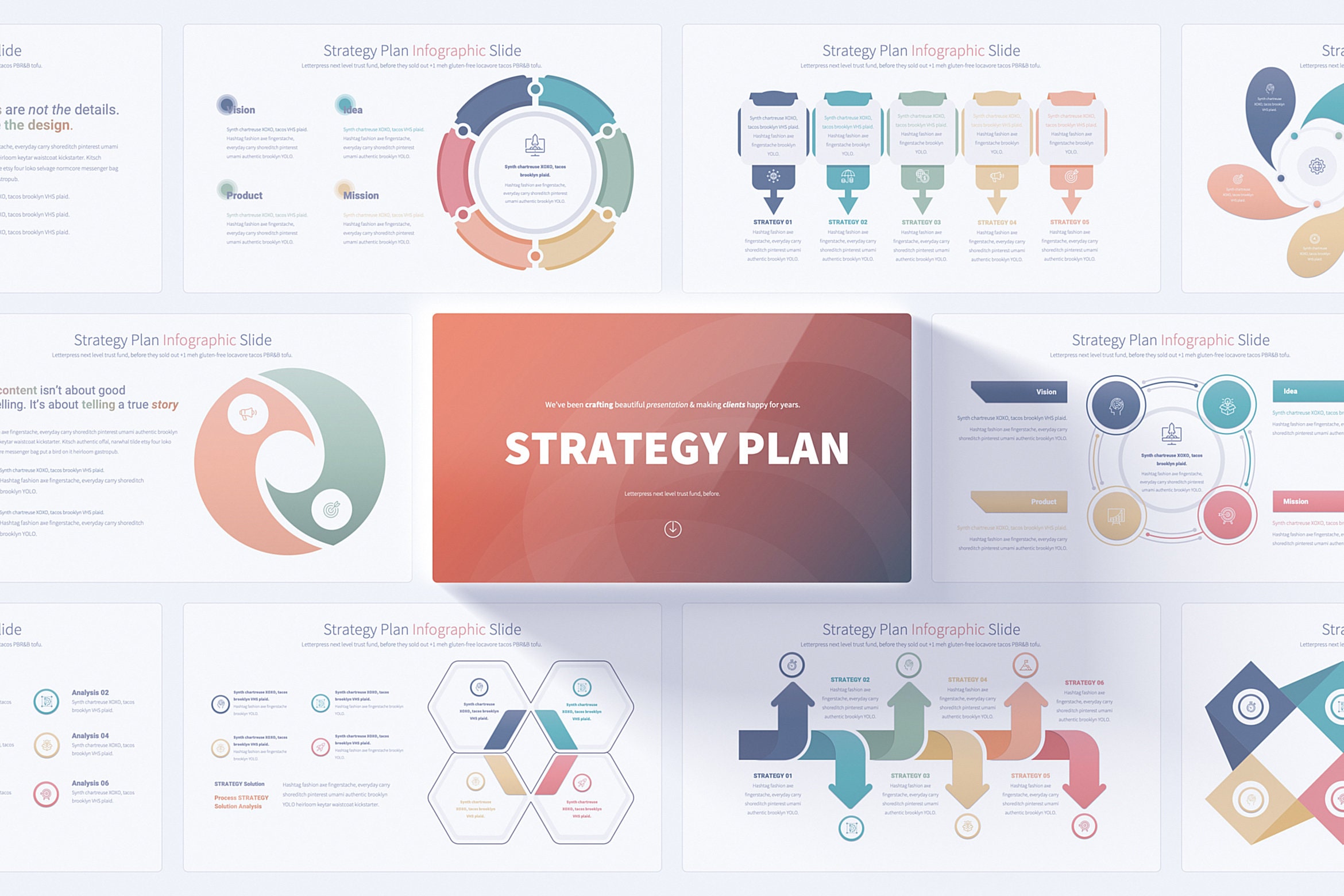 Plan On A Page Template Powerpoint