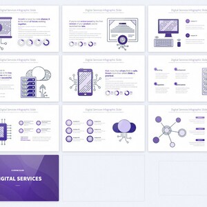 Digital Services Powerpoint Infographics Slides | Digital Marketing ...