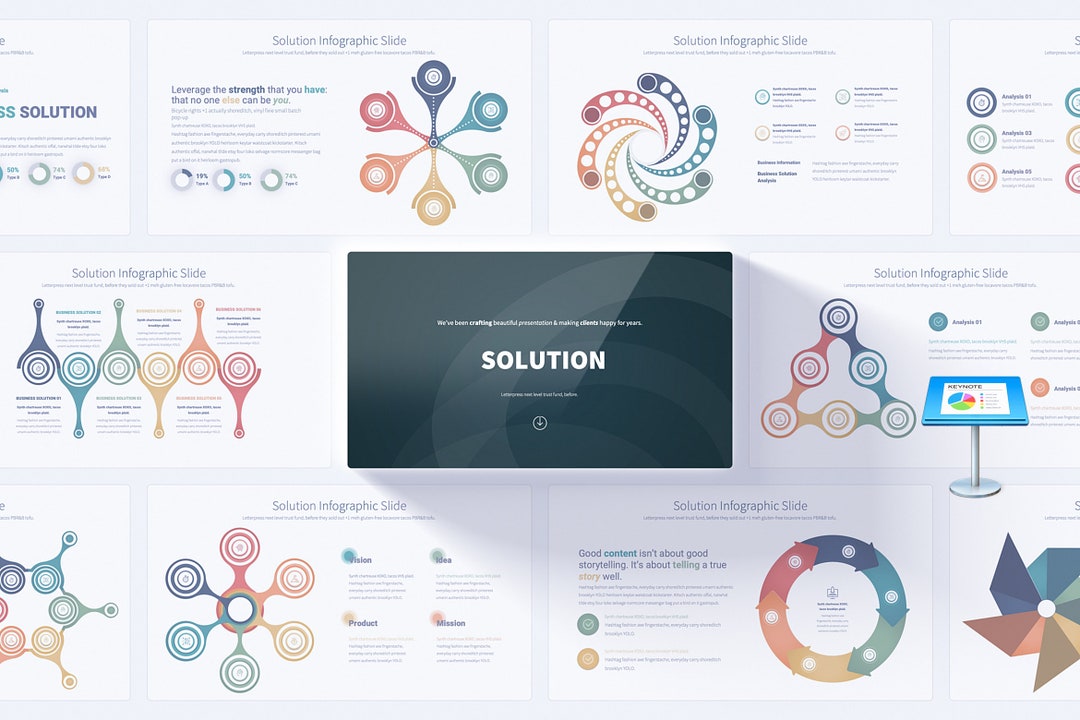 Solution Keynote Presentation Template, Solution Plan Keynote ...