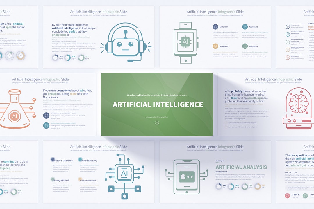 Artificial Intelligence Powerpoint Presentation Template, AI Technology ...