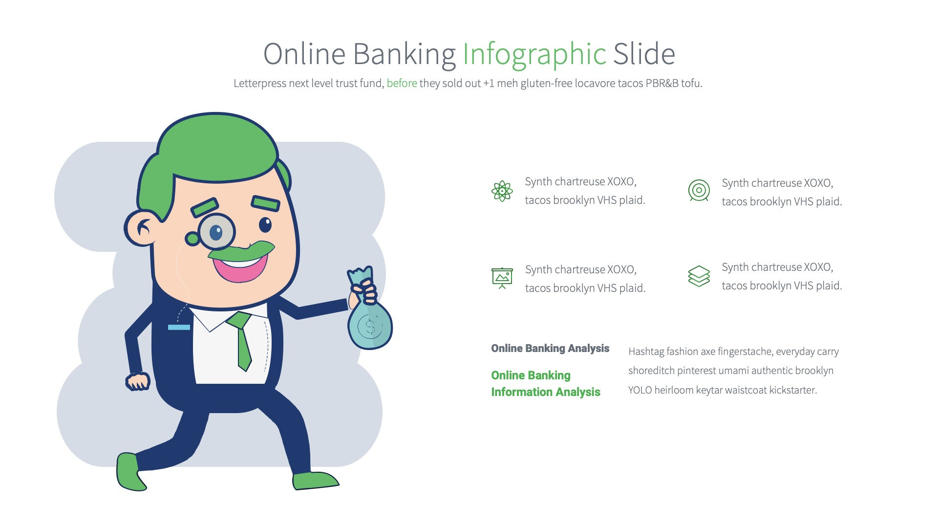 Online Banking Powerpoint Infographic Slides | Finance & Banking ...