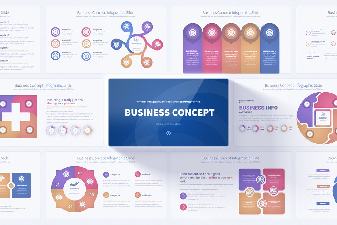 Business Concept Powerpoint Presentation Template, Business Solution ...