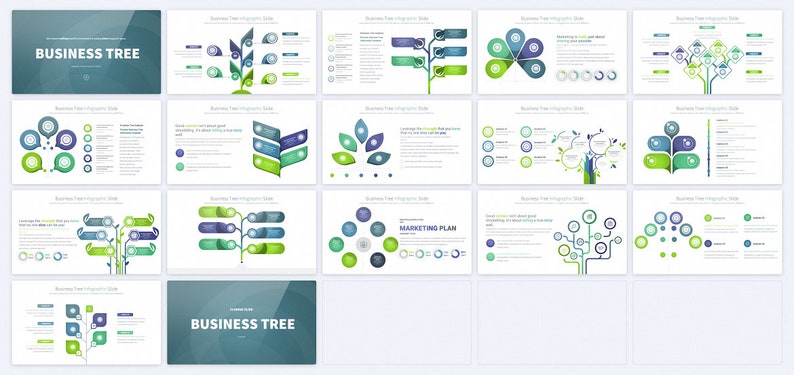 Innovative Business Tree Powerpoint Template | Creative Strategy Slides ...