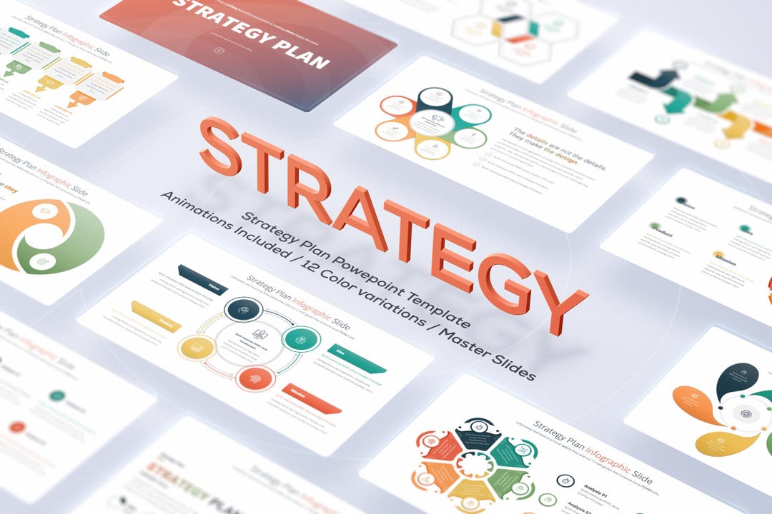 Business Strategy Powerpoint Template | 33 Editable Infographic Slides ...