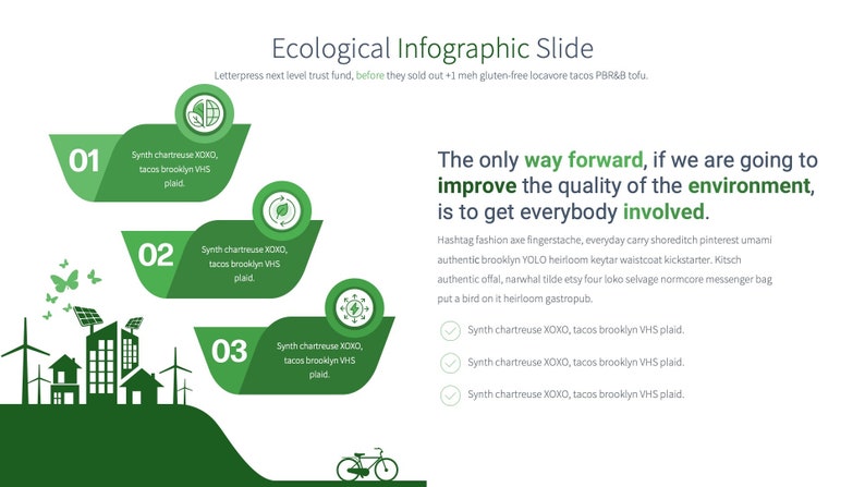 Ecological Powerpoint Presentation, Editable Power Point Template ...