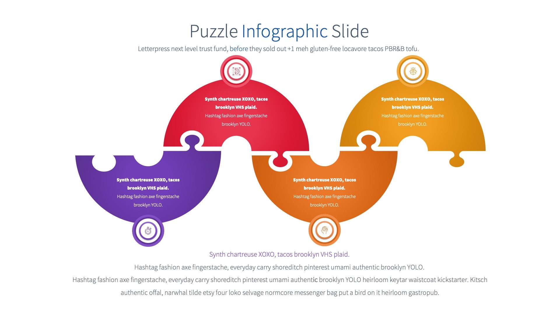 Puzzle Diagram Powerpoint Presentation Template | Creative Business ...