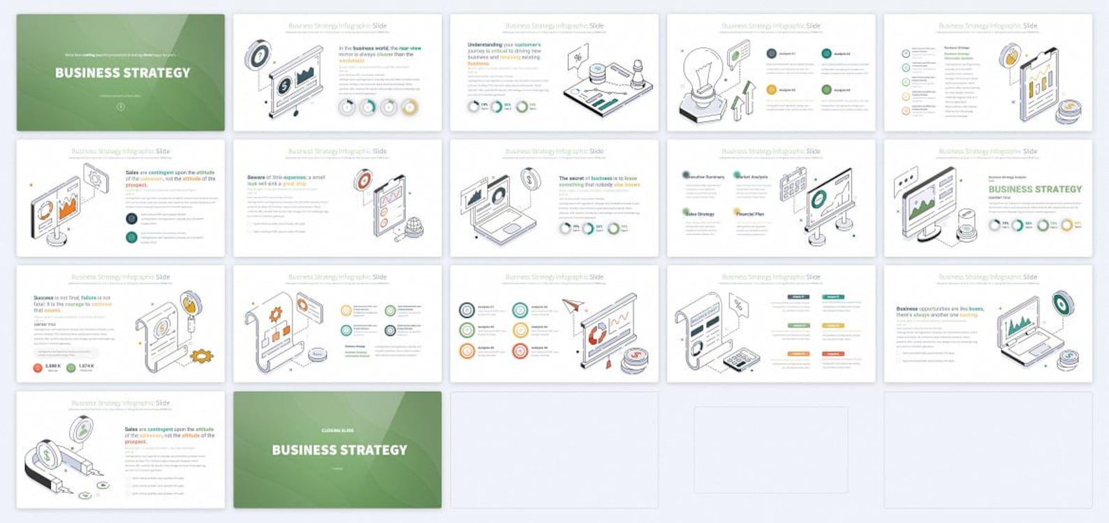 Business Strategy Powerpoint Template | Strategic Planning and Insights ...