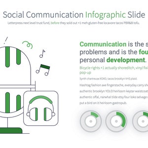 Plantilla de presentación de PowerPoint sobre comunicación/Promoción ...