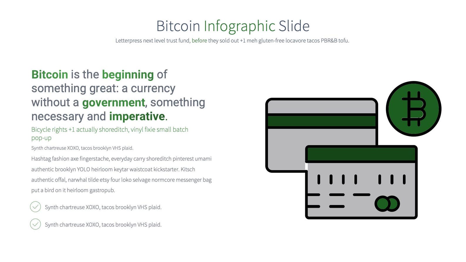 Bitcoin Powerpoint Template | Slides for Cryptocurrency and Blockchain ...