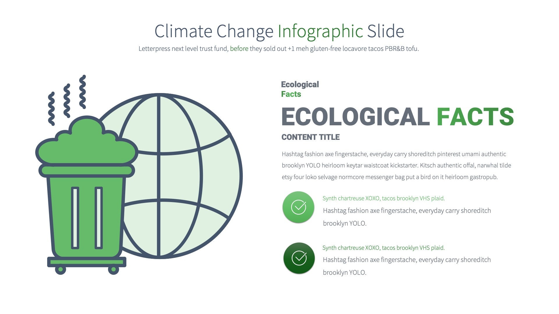 Climate Change Powerpoint Template | Environmental Awareness and Action ...