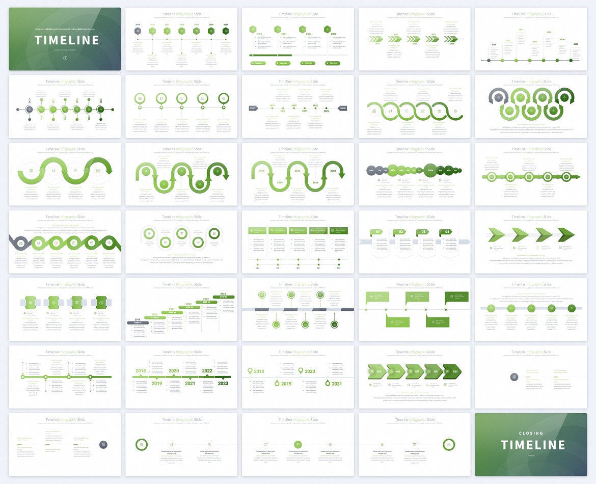 Editable Timeline Powerpoint Template | Modern Design for Business ...