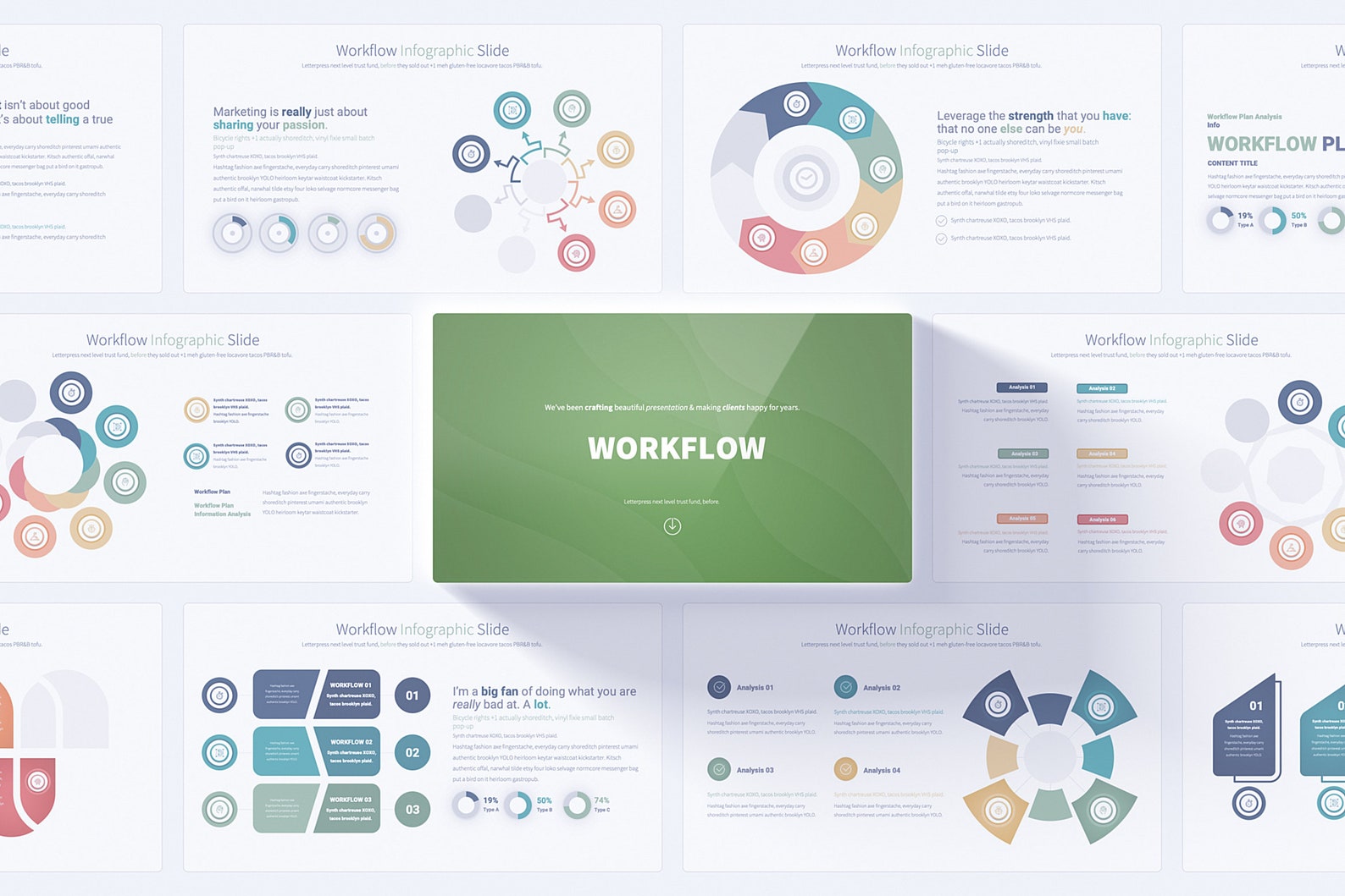 Workflow Powerpoint Presentation Template, Workflow Timeline ...