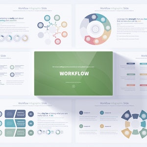 Workflow Powerpoint Presentation Template, Workflow Timeline ...