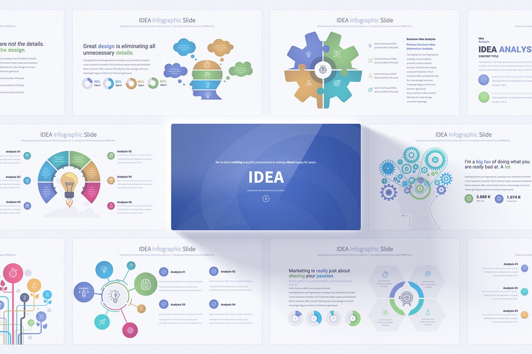 Creative Business Idea Powerpoint Presentation Template | Professional ...