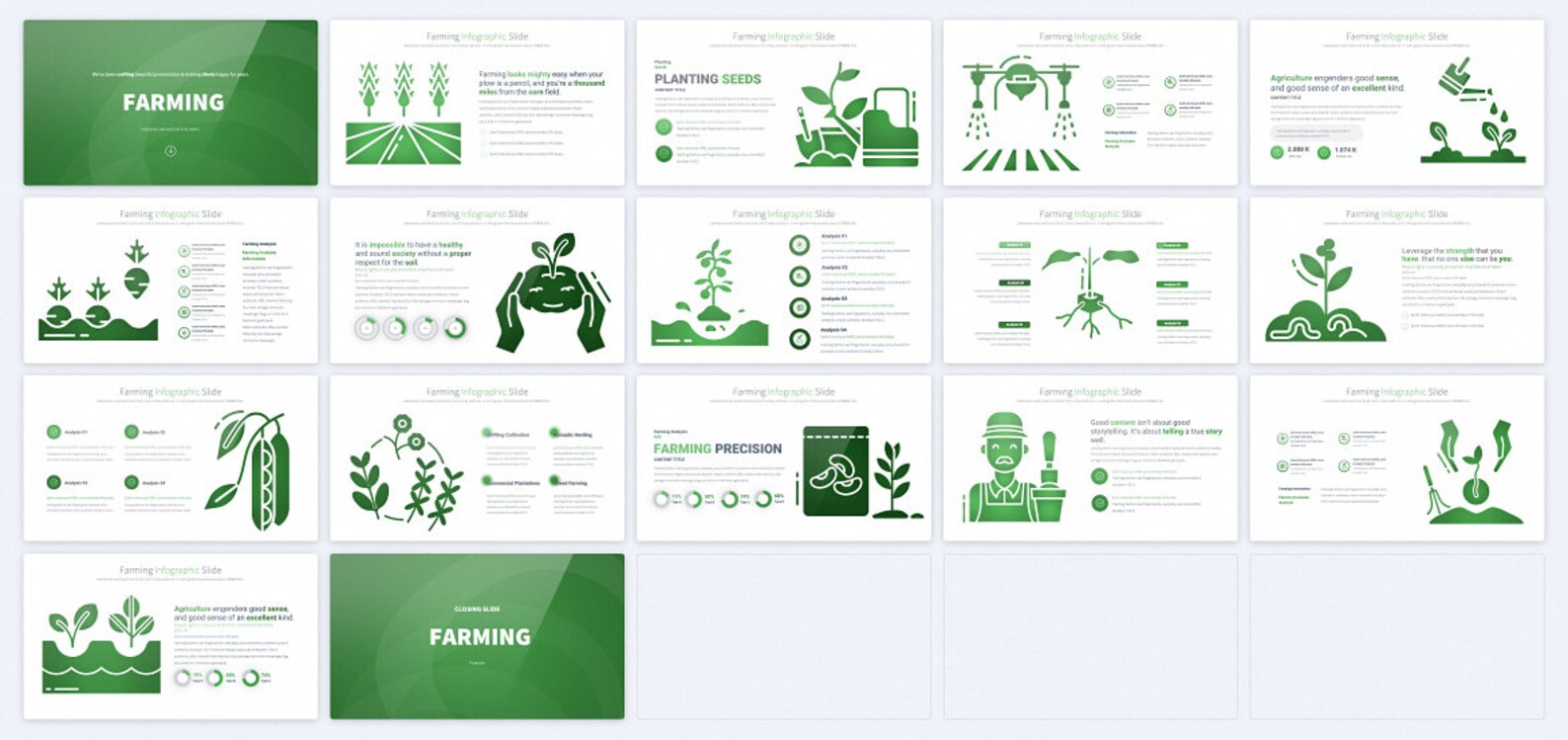 Agriculture and Farming Powerpoint Presentation Template | Infographic ...