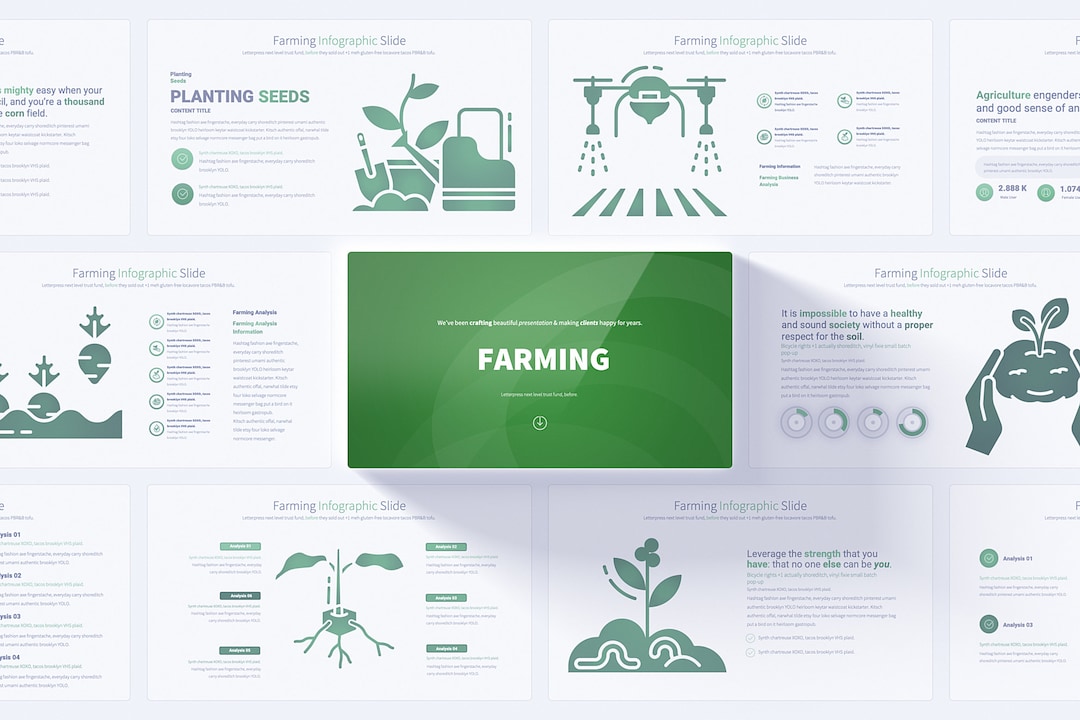Agriculture and Farming Powerpoint Presentation Template | Infographic ...