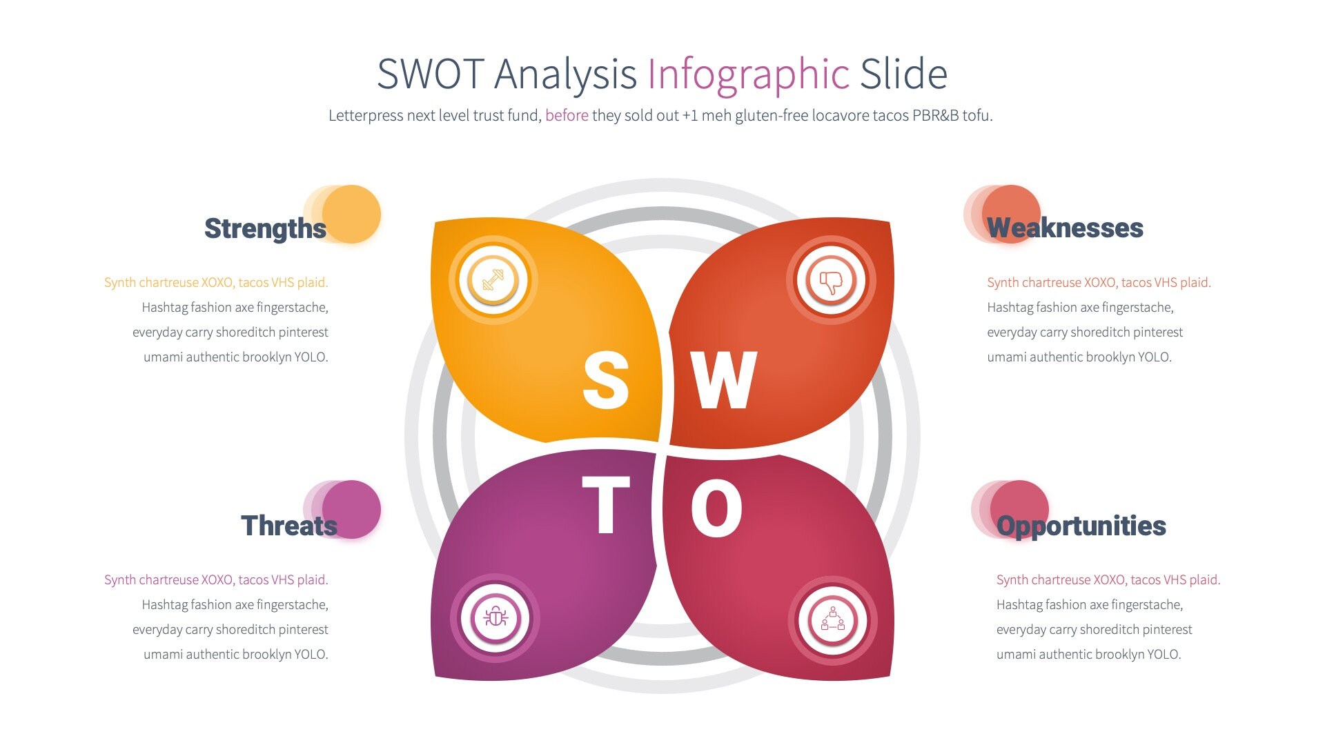 SWOT Analysis Minimal Keynote Presentation Template, SWOT Strengths ...