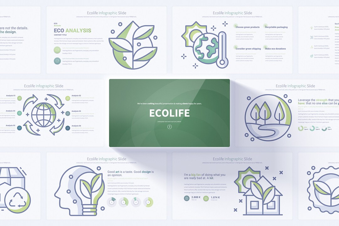 Ecolife Powerpoint Presentation Template | Comprehensive Ecology and ...