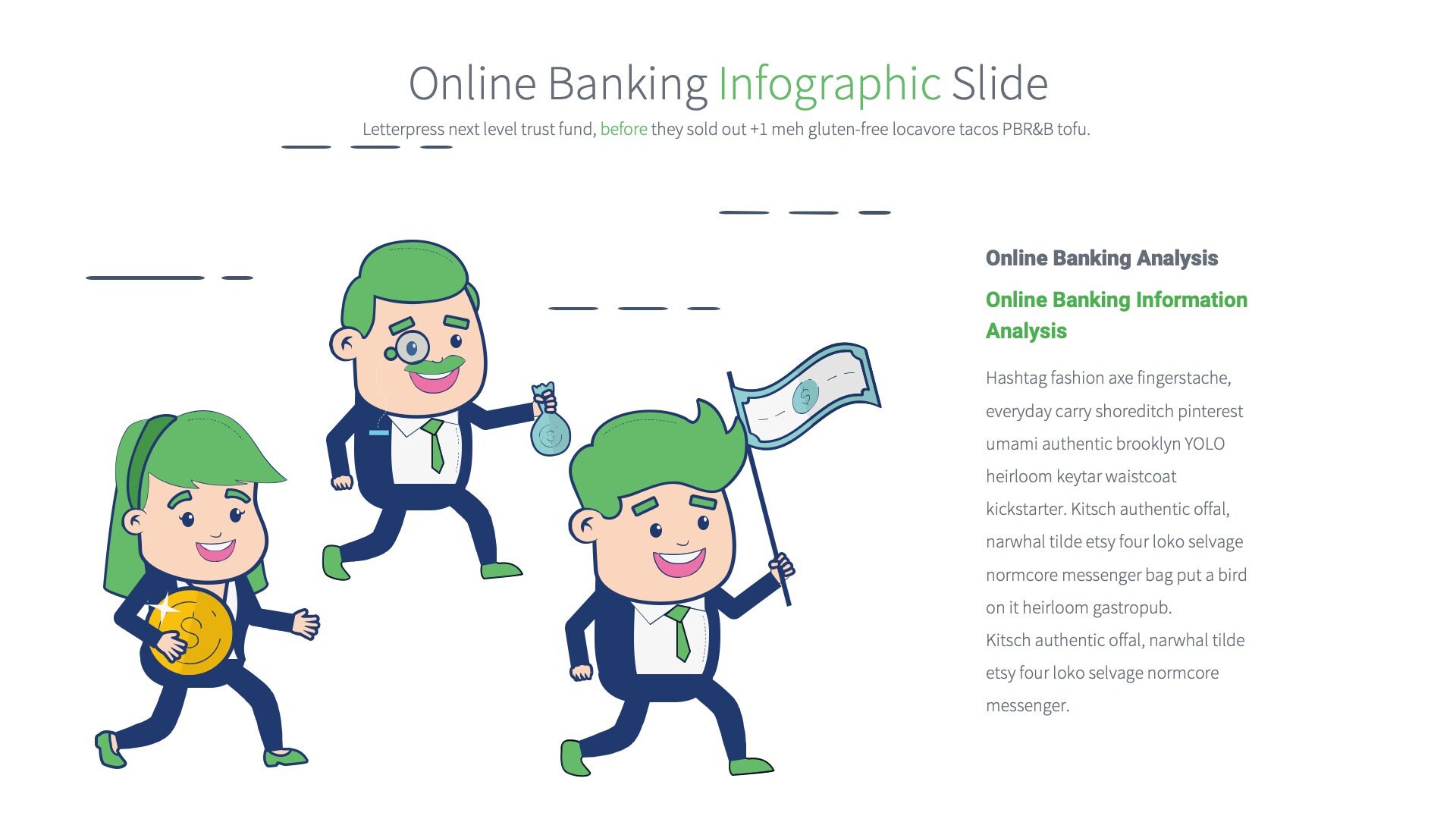 Online Banking Powerpoint Infographic Slides | Finance & Banking ...