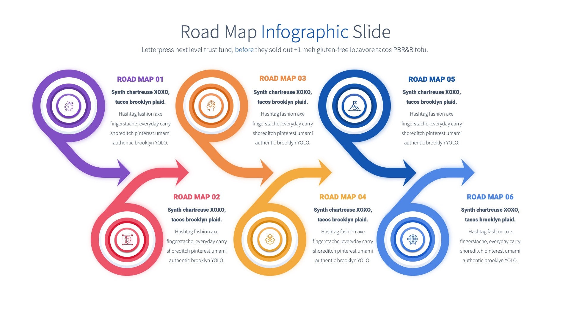 Road Map Powerpoint Presentation Template | Timeline Infographics ...