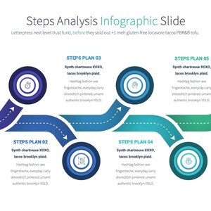 Steps Analysis Powerpoint Presentation Template | Timeline Infographics ...