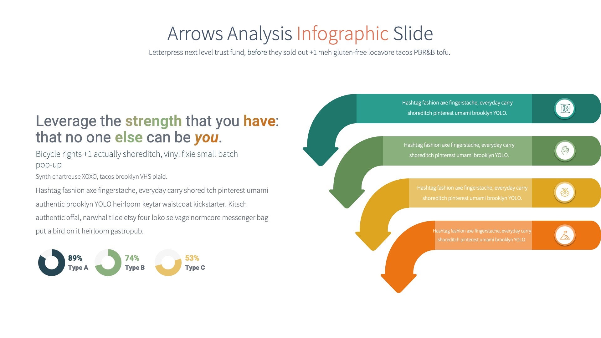 Arrows Diagrams Analysis Powerpoint Infographics Slides | Comprehensive ...