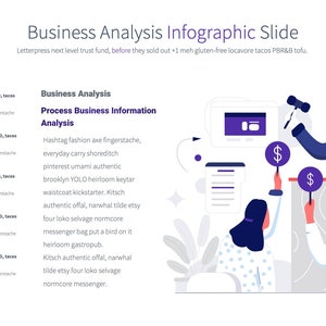Business Analysis Powerpoint Presentation Template | Illustrated Characters for Business ...