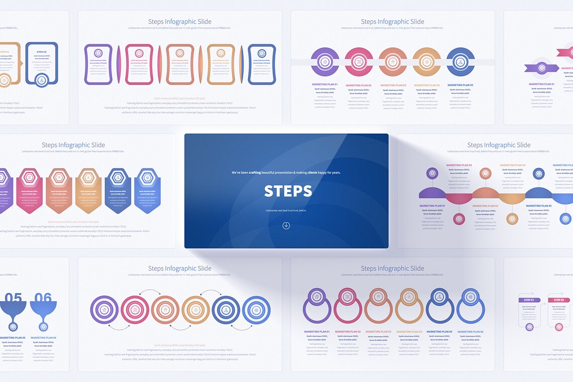 Steps Business Timeline Powerpoint Template | Progress Infographic ...