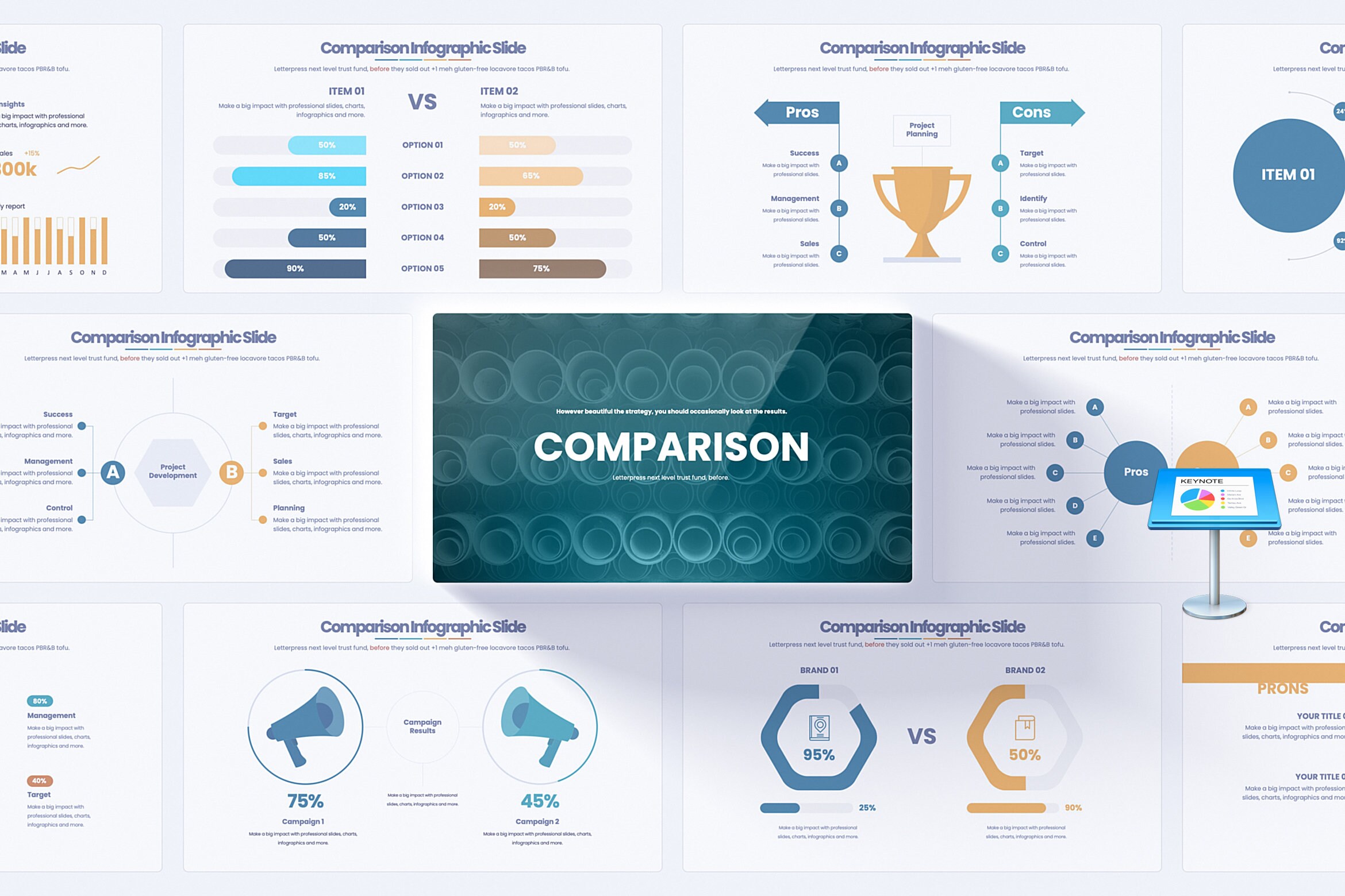 Comparison Powerpoint Template
