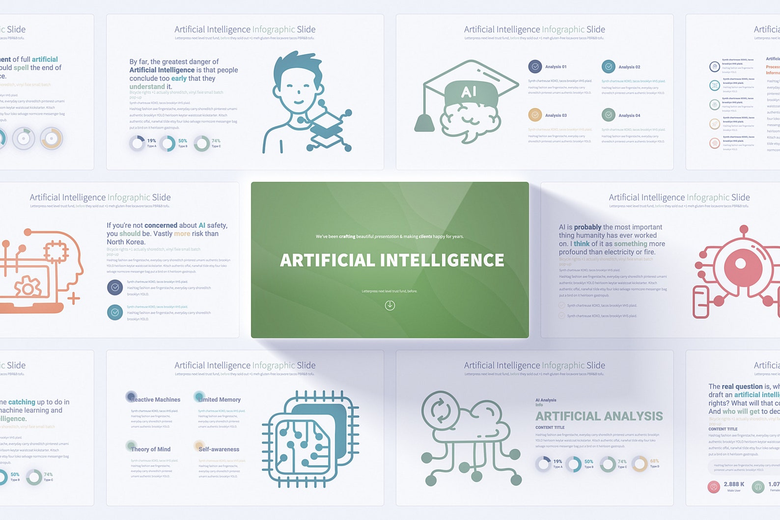Artificial Intelligence Powerpoint Presentation Template, AI Technology ...