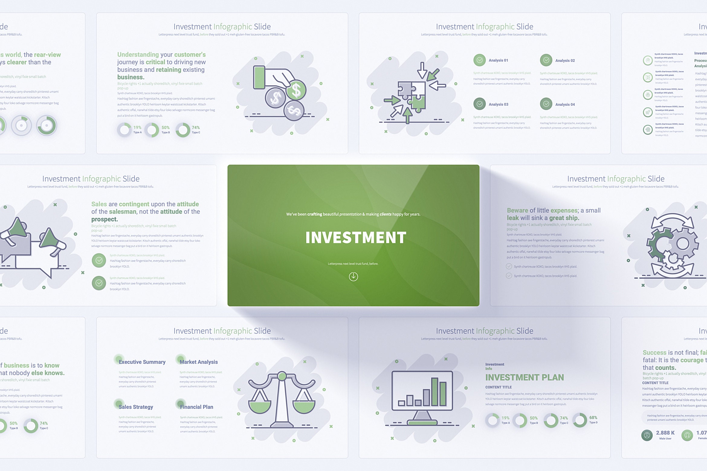 Investment Powerpoint Presentation Template | Editable Infographic ...