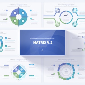 Matrix Powerpoint Presentation Template | Creative Matrix Diagram ...