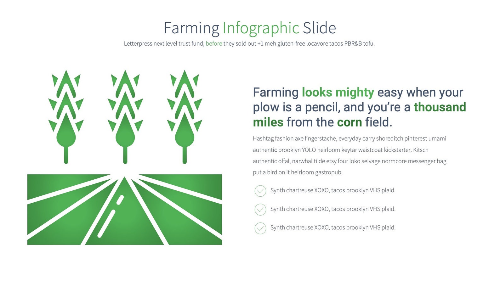 Agriculture and Farming Powerpoint Presentation Template | Infographic ...