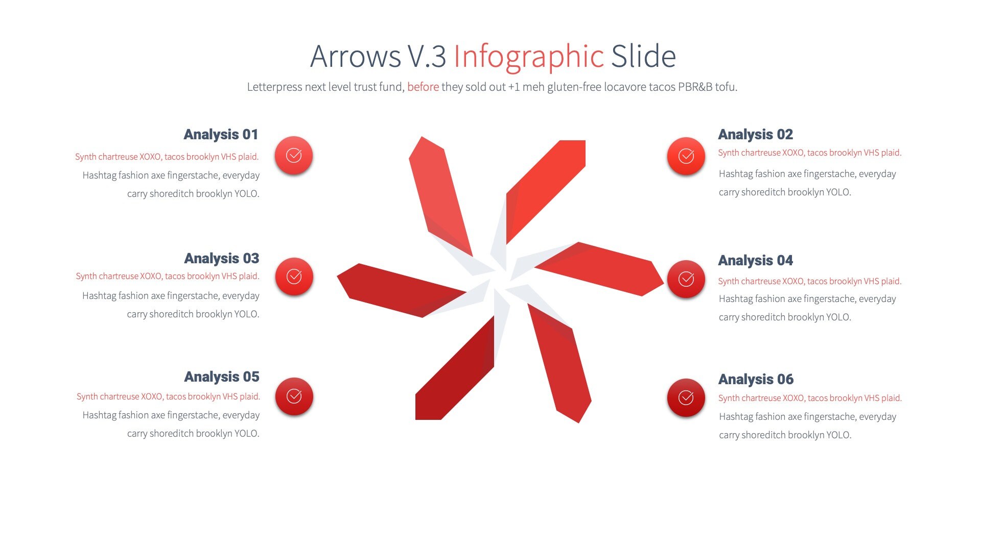 Arrows Powerpoint Template | Minimal Business Plan Presentation Deck ...