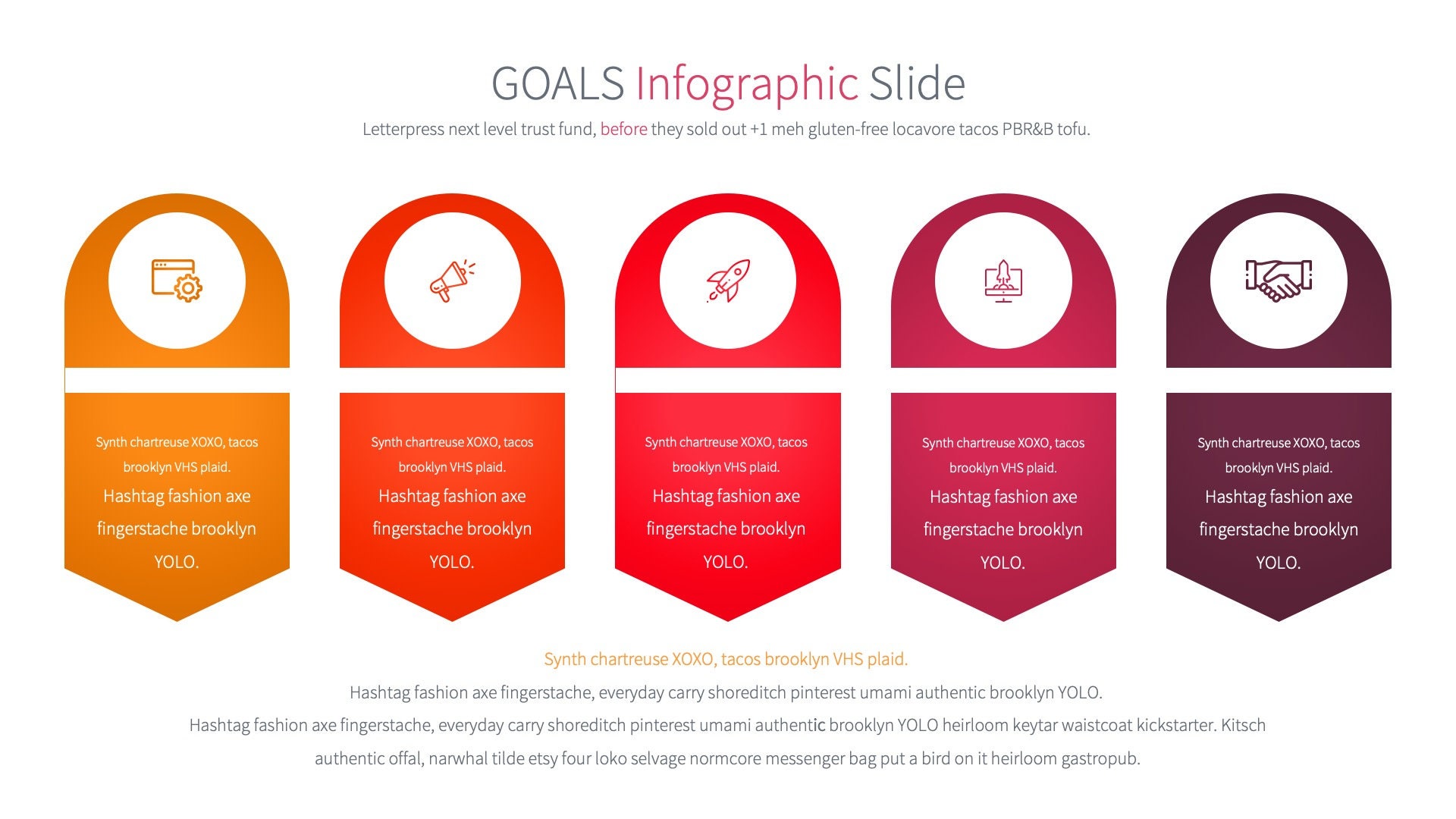 Goals Powerpoint Infographics Slides, Goals Powerpoint Presentation ...