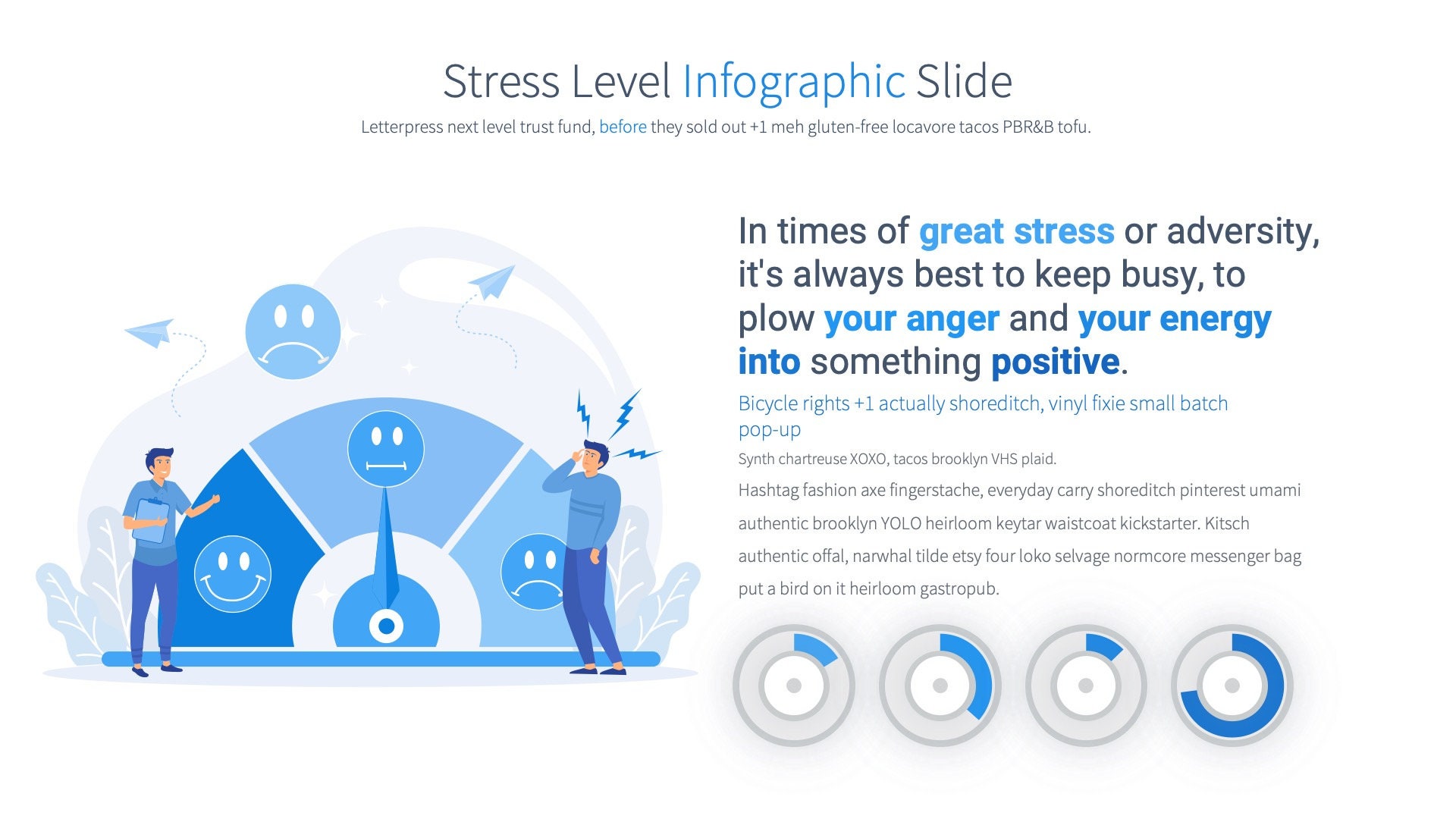 Stress Level Powerpoint Presentation Template | Comprehensive Emotional ...